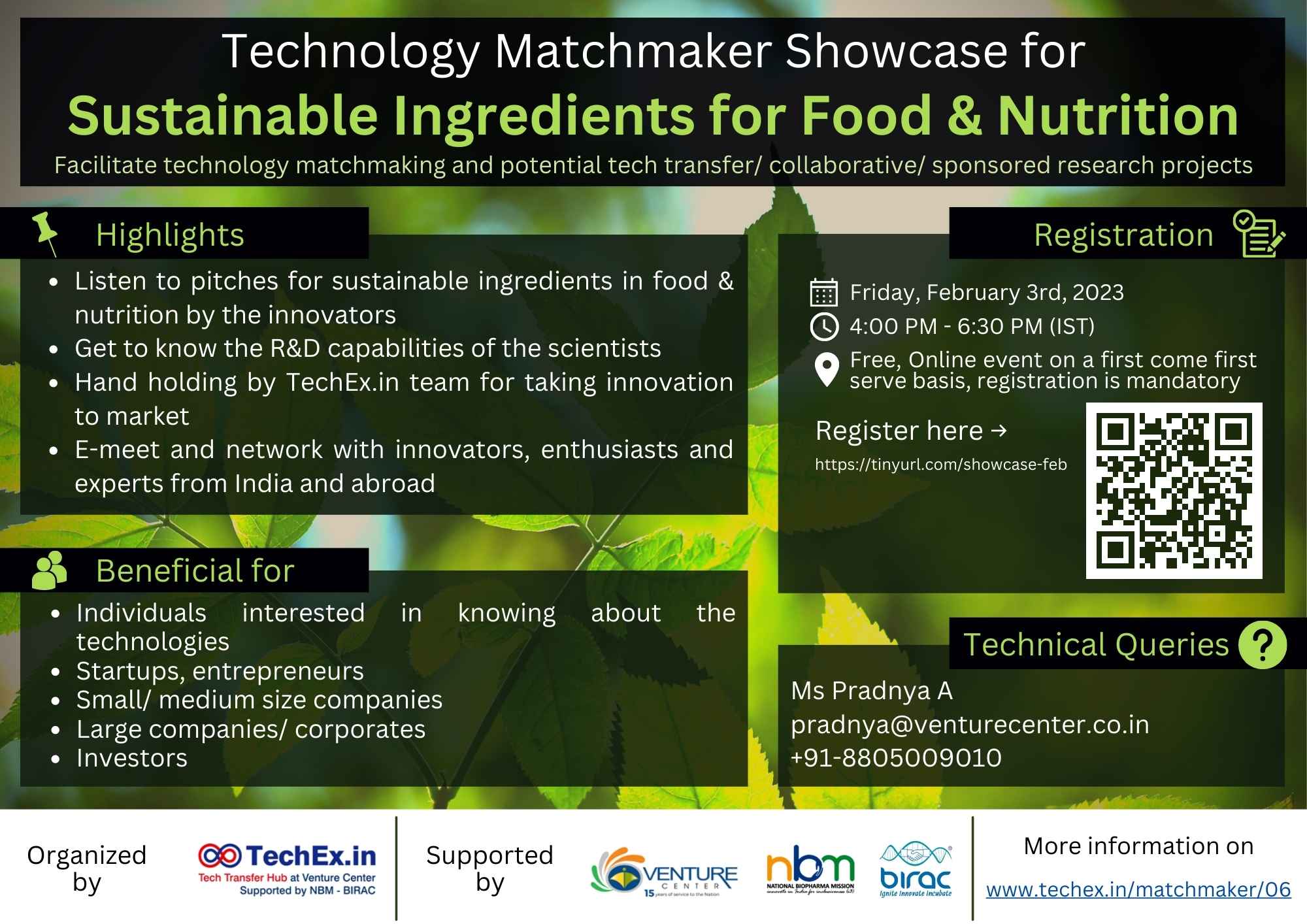 Showcase 1: Food & Nutrition - Sustainable Ingredients for Food ...