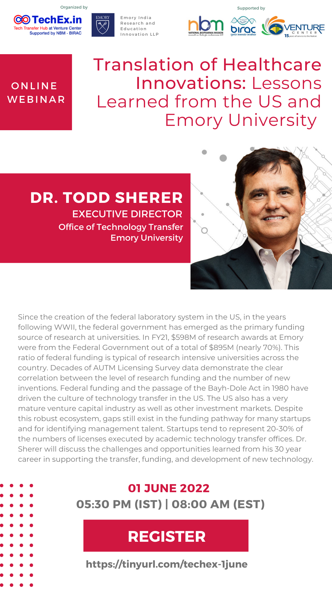 (01 June 2022) Translation of Healthcare Innovations: Lessons Learned ...