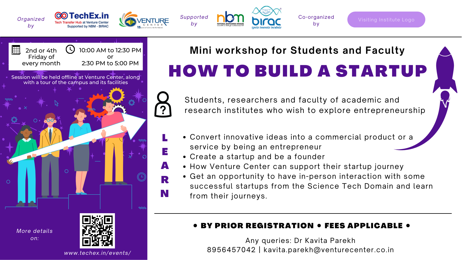 Mini Workshop on How to Build a Startup